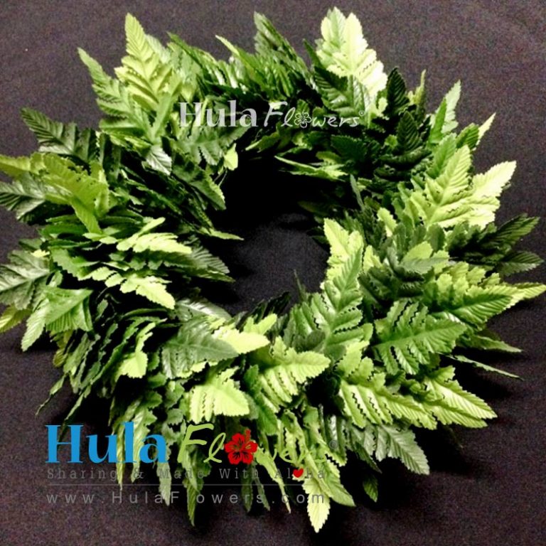 Expandable Silk Fern Haku Set | HulaFlowers.com