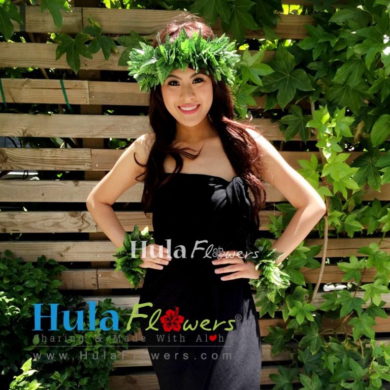 Silk Maile Hair Bun | HulaFlowers.com