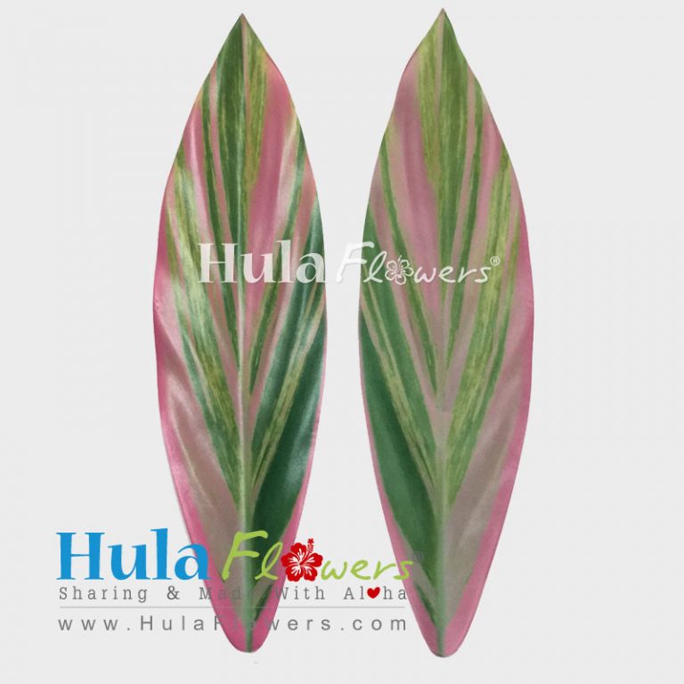 DIY Silk Ti Leaves 17 inches Full (Making Haku & Hip Hei) | HulaFlowers.com