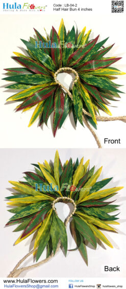 Half Hair Bun | HulaFlowers.com