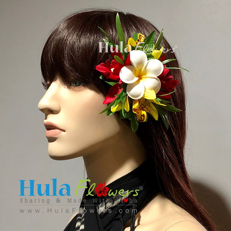 Half Hair Bun | HulaFlowers.com