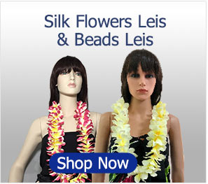 Tropical Silk Leis | HulaFlowers.com