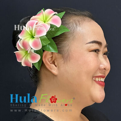 Hawaiian Plumeria Hair Clip | HulaFlowers.com