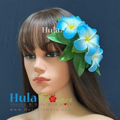 Hawaiian Plumeria Hair Clip | HulaFlowers.com